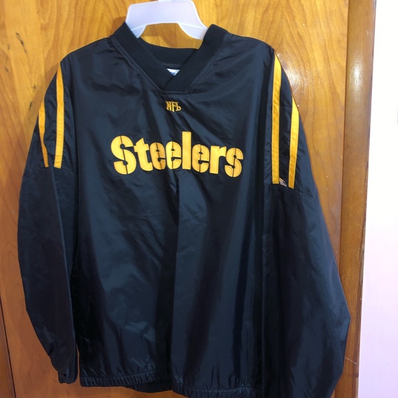 NFL | Jackets & Coats | Vintage Nfl Pittsburgh Steelers Windbreaker ...